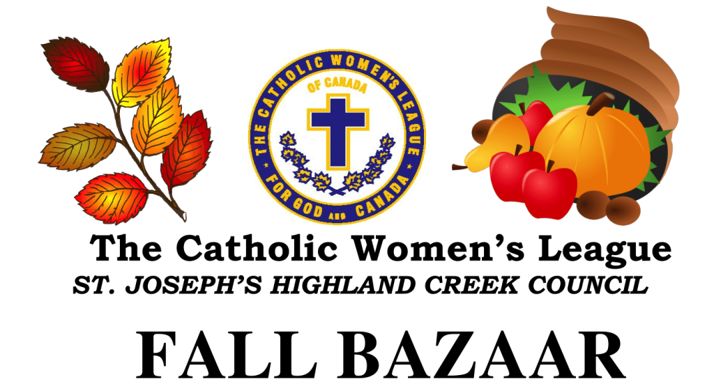 Fall Bazaar 2016 - St Joseph's Catholic Church